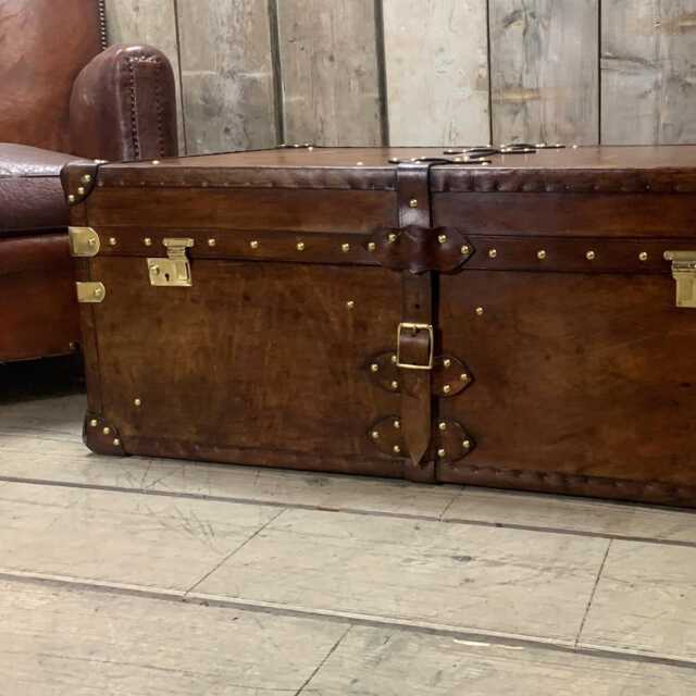 Luxury Artisan Handmade Large Coffee Table Trunk by Etsy | ufurnish.com