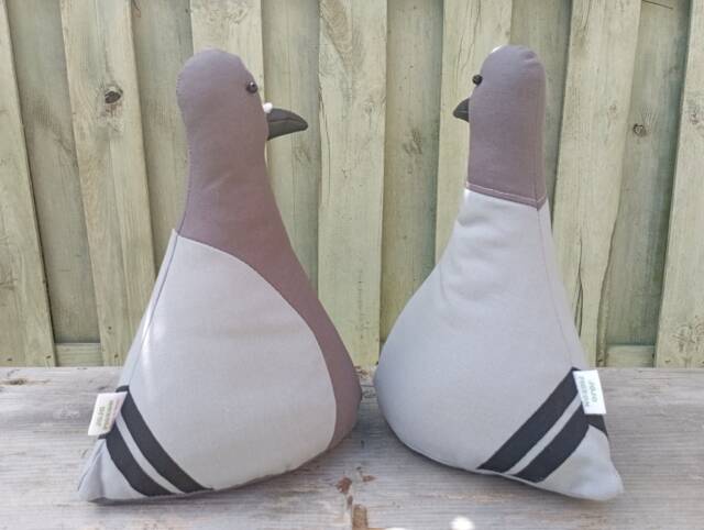 Pigeon Doorstop, Jojo Pigeon, Rock Dove, Diy Filling With Rice, Bird Lovers, Grey, Home Decor ...