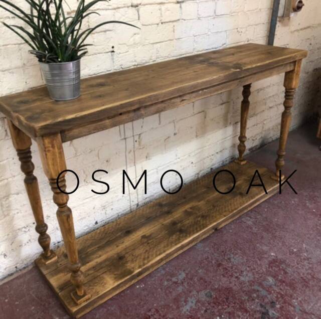 Duxbury - Handmade Home Furniture Custom Sofa Table Rustic Side Board Solid Wood Side Console ...