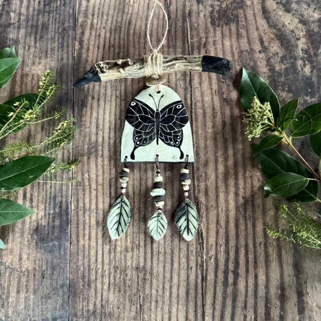 Ceramic Wall Hanging No.604 - Handmade Wall Art, Ceramic Decor, Rustic ...