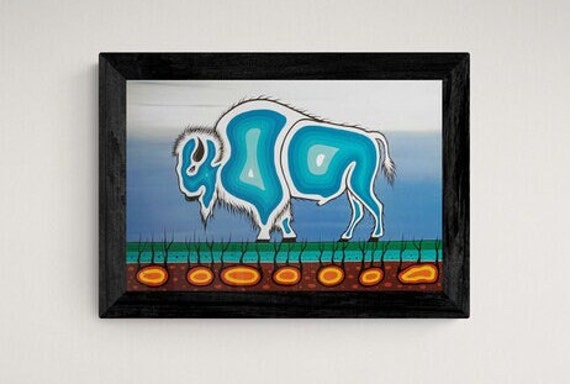 Buffalo Strength By Jeffery Red George, Native Art, Indigenous Art by ...