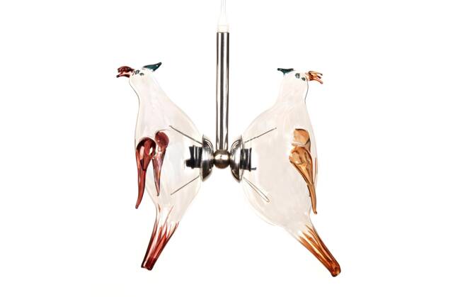 Handmade Birds Twin Hanging Lamp For Dining Room Lights, Modern Ceiling ...