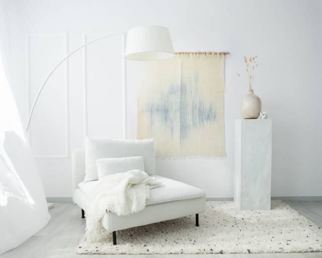Serenity - Wool Wall Tapestry Modern Japandi Fiber Art by Etsy ...