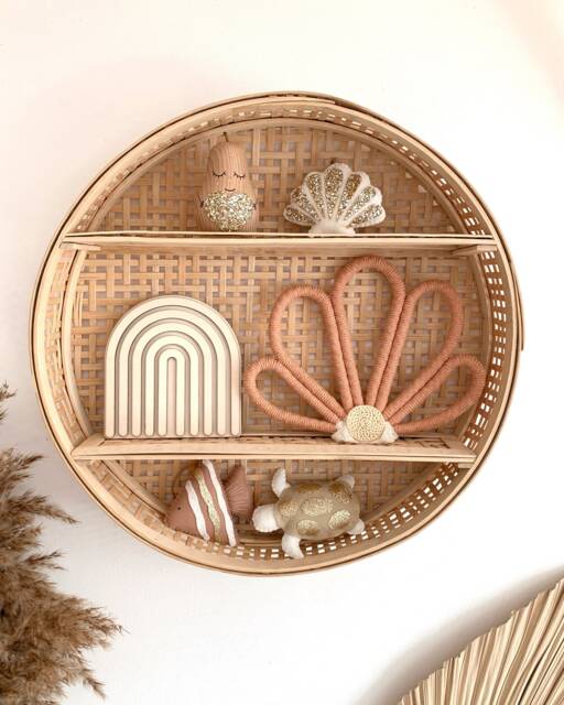 Macrame Sea Shell - Terracotta Rattan Boho Home Decor Beach Nursery by ...