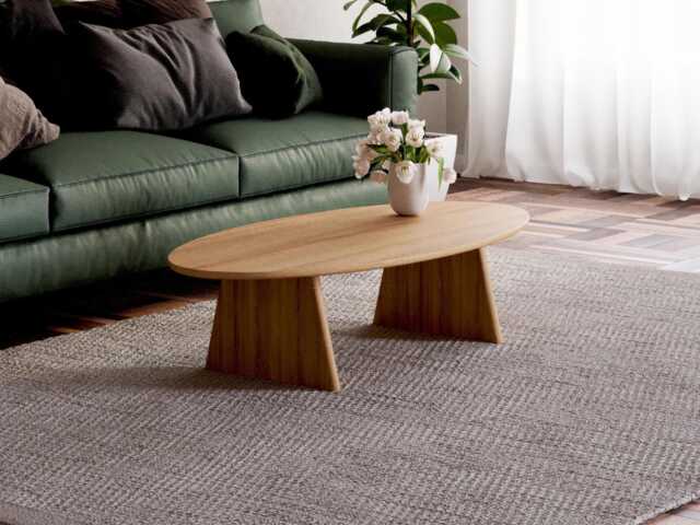 Unique Coffee Table - Modern Oak Coffee Table Scandi Original -Wooden ...