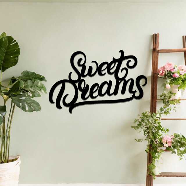 Sweet Dreams Metal Sign, Laser Cut Wall Art, Bedroom Decor by Etsy ...