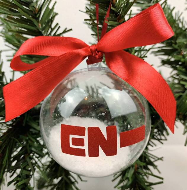 Enhypen Christmas Bauble, Kpop Ornament, Tree Decoration, Engene, Red ...