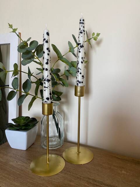 Black Splash Candle - Drip Candles Splatter by Etsy | ufurnish.com