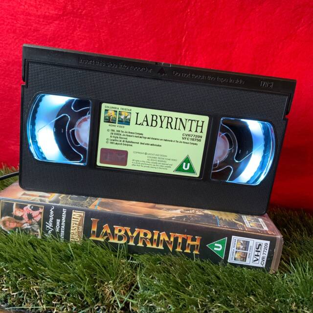 Labyrinth Vhs Lamp Retro 80S Movie Night Light by Etsy | ufurnish.com
