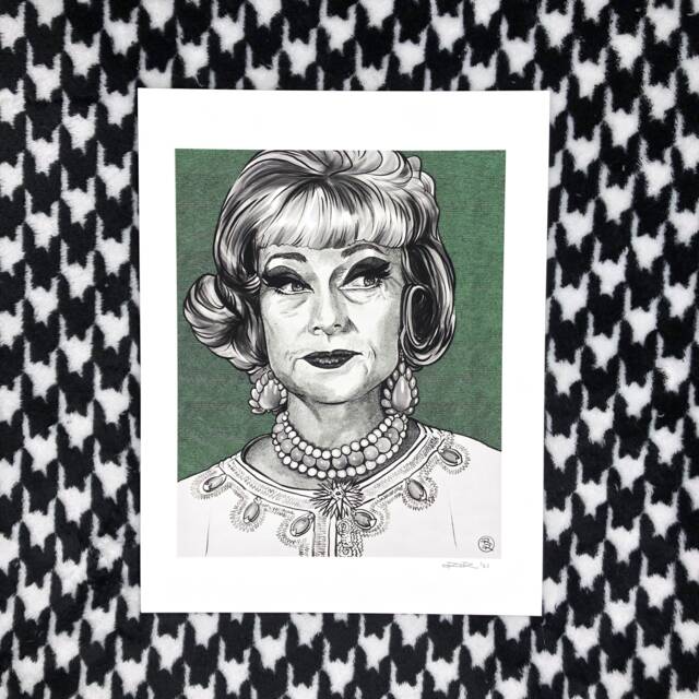 Agnes Moorhead As Endora Portrait Art Print by Etsy | ufurnish.com