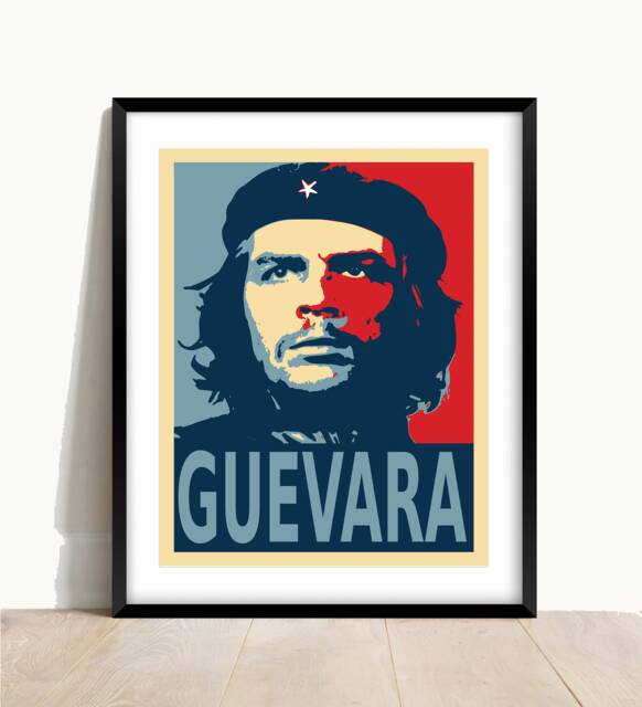 Che Guevara - Vintage Poster - Guevara, Wall Decoration, Birthday Gift ...