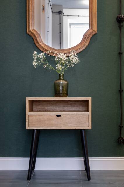 Solid Oak Nightstand/Bedside Table by Etsy | ufurnish.com