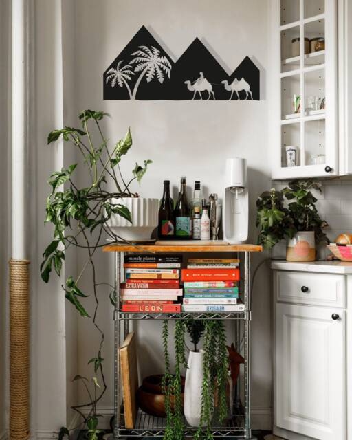 Ancient Egypt Wood Wall Art, Geometric Egyptian Desert Decor Sign, 3D ...