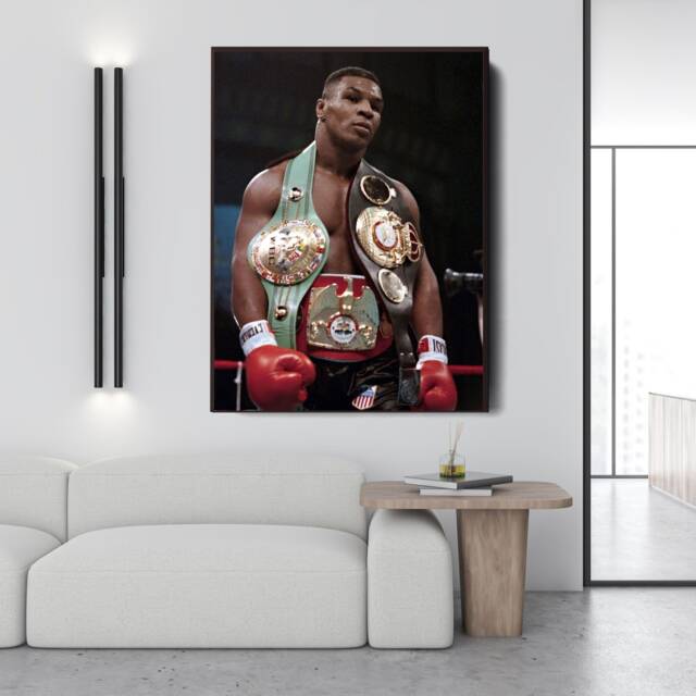 Iron Mike Tyson - Canvas Boxing Sport Canvas - Quote Knockout Tyson by Etsy | ufurnish.com