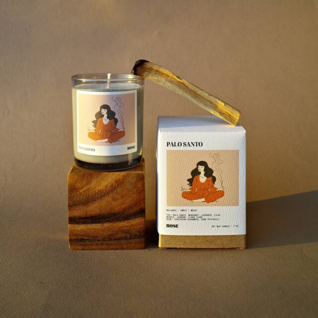 Palo Santo - Palo Santo & Bergamot Soy Candle by Etsy | ufurnish.com