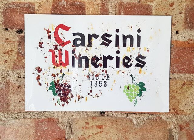 Columbo Carsini Wines Vintage Retro Mancave Metal Wall Sign Classic Tv ...