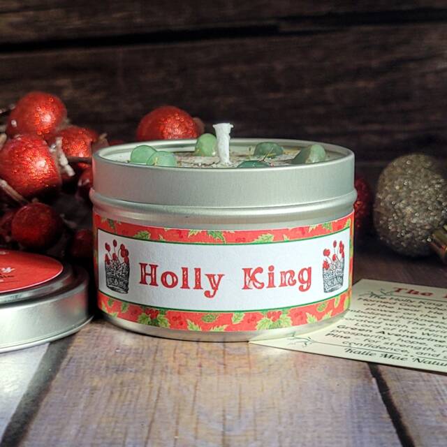 The Holly King Candle - Winter Solstice Altar Pagan Deity by Etsy ...