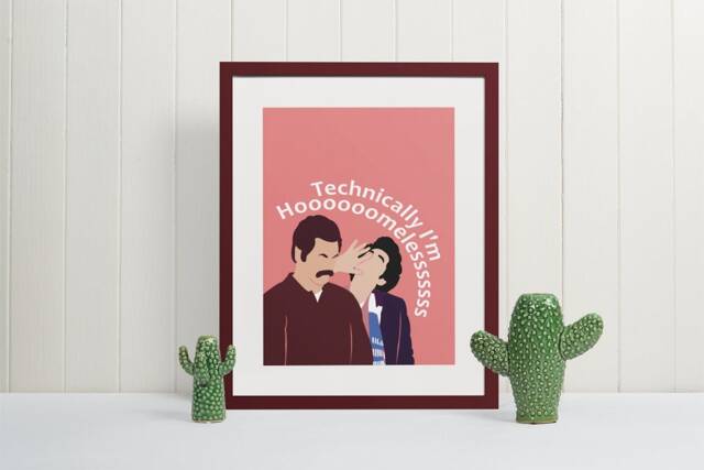 Jean Ralphio Homeless Poster - Fan Art, Parks & Rec, Gift, Wall Decor ...