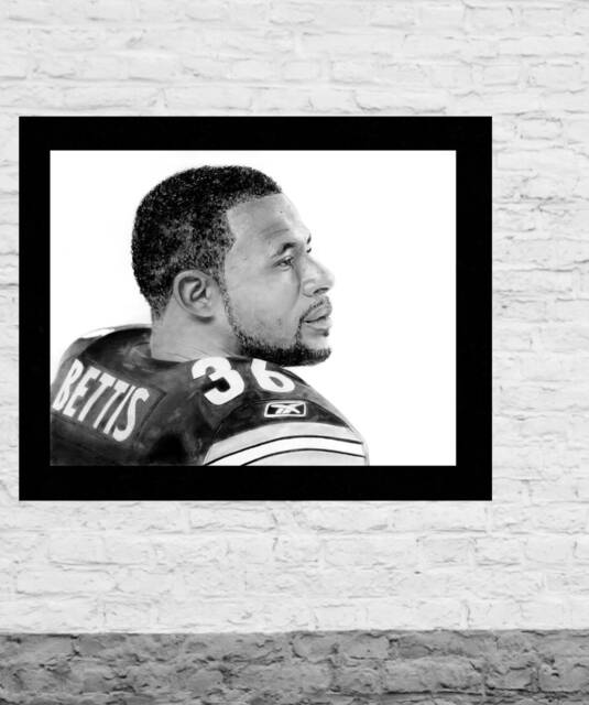 "Jerome Bettis ""The Bus' Art Print - 11""x14" by Etsy | ufurnish.com