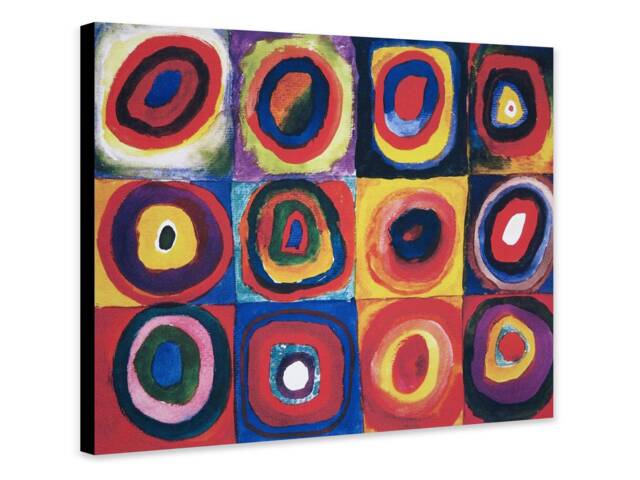 Squares With Concentric Circles By Wassily Kandinsky - 1913 - Wrapped ...