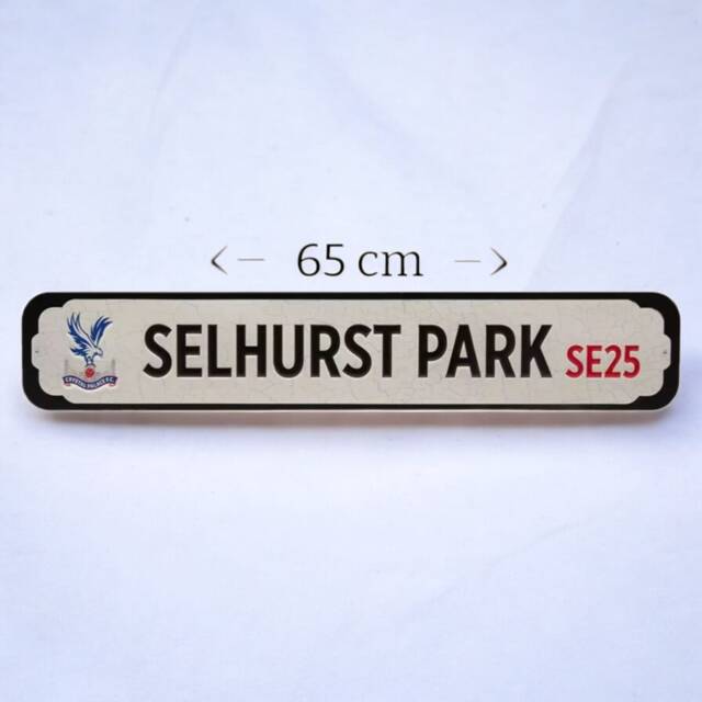 Crystal Palace Sign Street Stadium Metal Gift Hanging Wall Decor ...