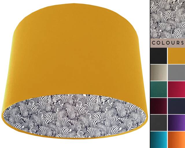 Zebra Lampshade, Print Light Shade, Black White Animal African Shade by ...