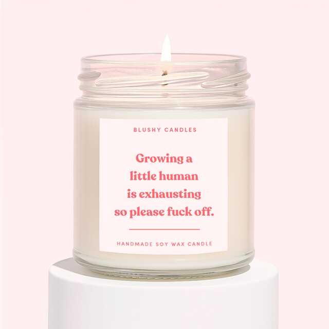New Mum To Be Gifts - Funny Candle For Her Candles Mums Growing Tiny ...