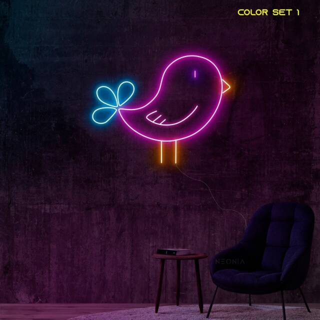 Chick Neon Sign - Led Chick, Wall Decor, Sign, Signs by Etsy | ufurnish.com