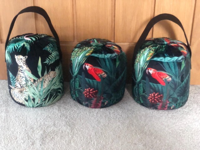 Jungle Design Door Stops Stunning Velvet Handcrafted Luxurious Leopard ...