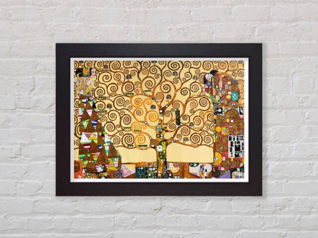 The Tree Of Life By Gustav Klimt Art Nouveau Print/Available Framed ...