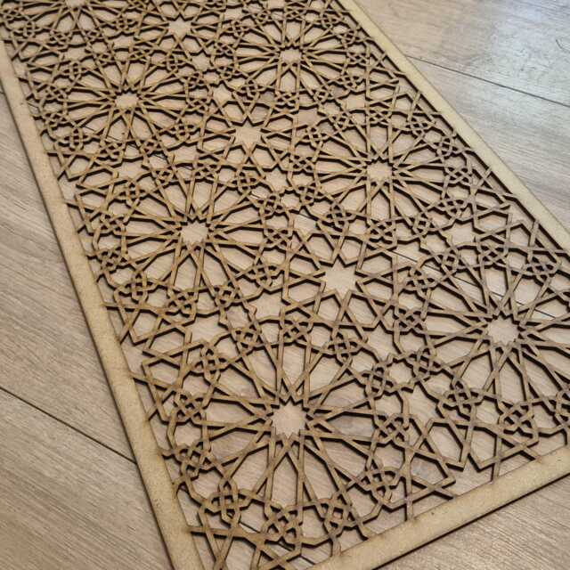 Moroccan Mandela Tile Decorative Screen For Radiator Cabinets - Laser ...