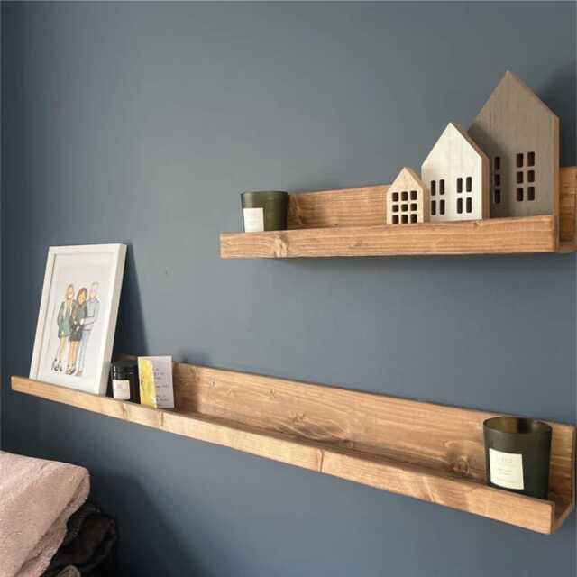 Bespoke Shelving/ Narrow Shelves/Picture Shelves/ Kitchen Bathroom ...