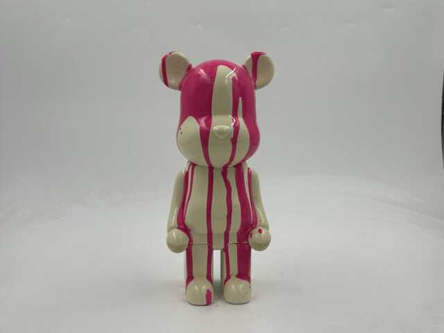 Splash Drip Hand Painted Custom Resin Bearbrick Statue Sculpture 28cm ...