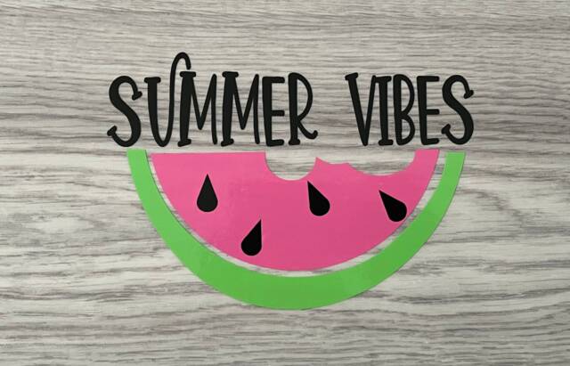 Summer Vibes Watermelon Vinyl Decal/sticker by Etsy | ufurnish.com