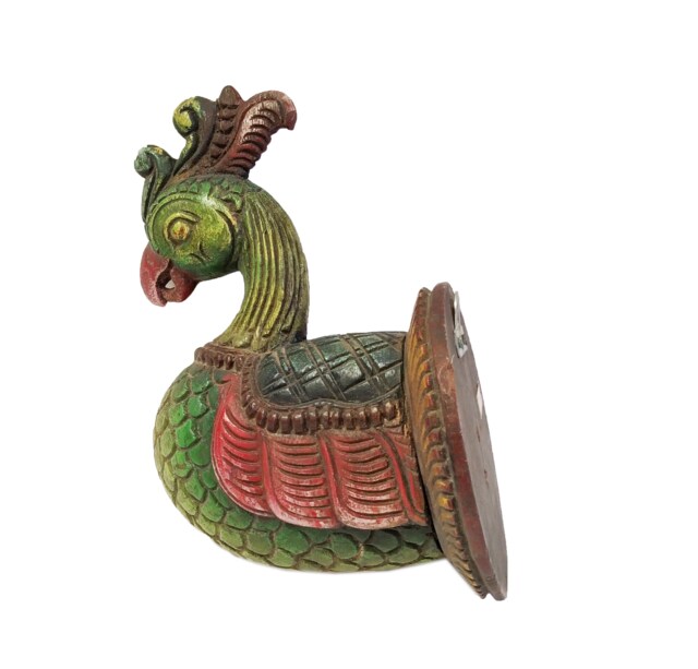 Wooden Bird Wall Hanging Bust Statue Handmade Antique Style Home D??cor ...
