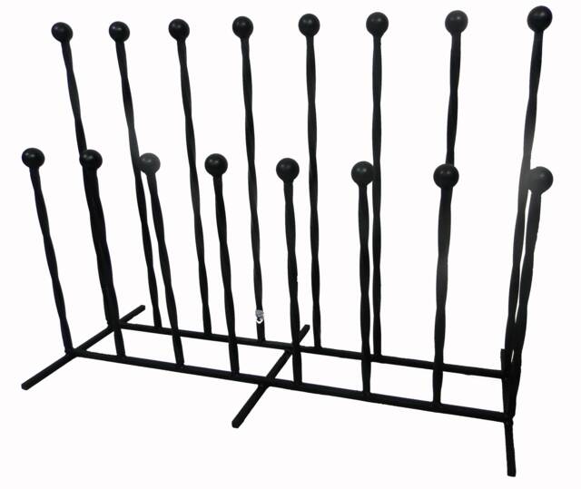 Wellington Boot Rack 8 Pair Family Welly Holder Wrought Iron by Etsy ...