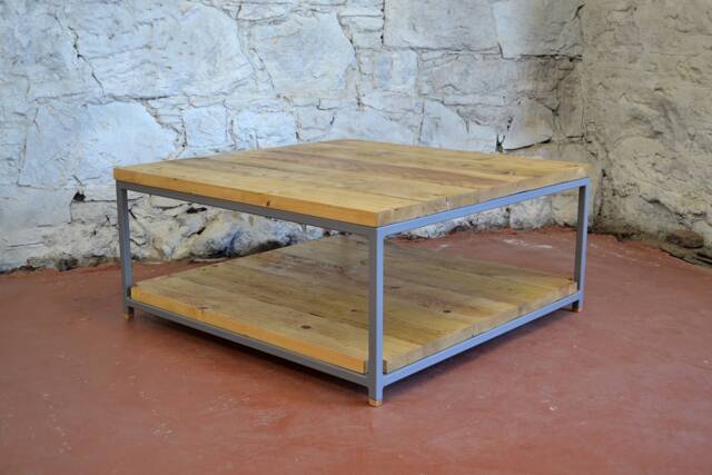Coffee Table With Shelf, Bespoke Handmade Furniture Made To Measure in ...