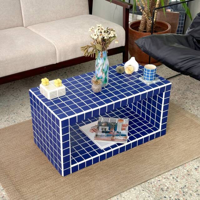 Tiled Coffee Table/Shoe Rack, Shoey by Etsy | ufurnish.com