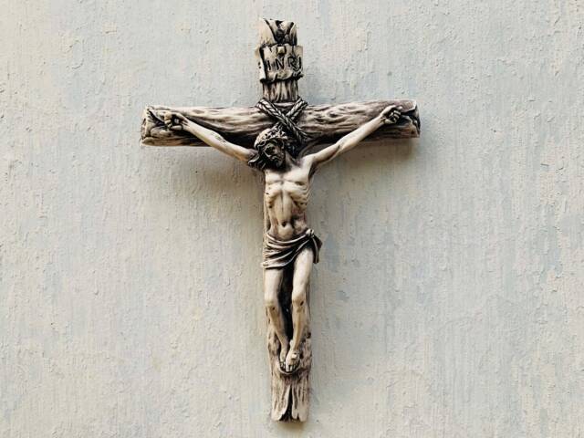 Jesus Statue Cross Statue For Home Lord Christ Idol Christmas Gift Wall ...