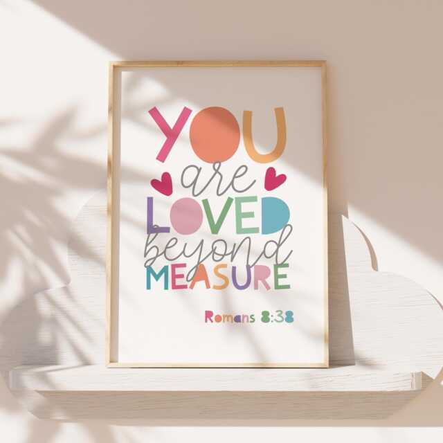 Christian Wall Art, Girls Nursery Print, Bible Verse Bedroom Decor ...