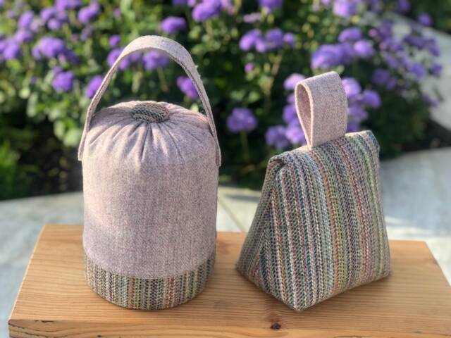 Door Stops Country Style 100% Wool Tweed Heavy Fabric Made in UK by ...