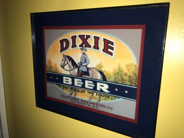Dixie Charlotte North Carolina Beer Bar Framed Advertising Print Man ...