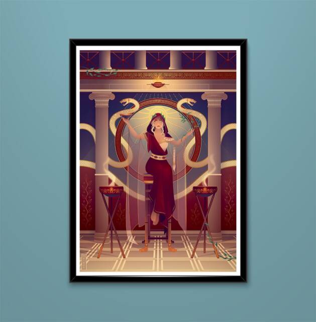 Art Print ~ The Pythia Greek Mythology by Etsy | ufurnish.com
