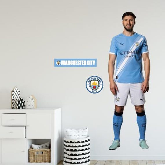 Official Manchester City Wall Sticker - Ruben Dias 25/26 Player Decal ...
