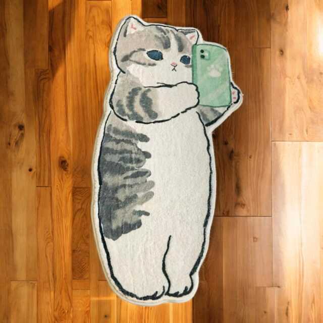 Selphie Cat Rug - Bedroom Decor Theme Decoration, Cute None Slip by ...