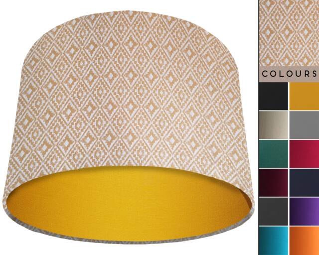Boho Yellow Lampshade, Lampshade Ceiling, Table Lamp Shade, Ceiling ...