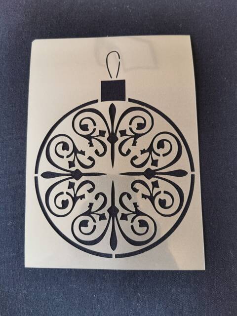 Christmas Bauble, Flexible, Reusable, 125Mic, Wall Decor, Home Decor ...