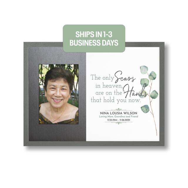 Scars in Heaven Personalized Memorial, Sympathy, Grief Gift, Print Or ...