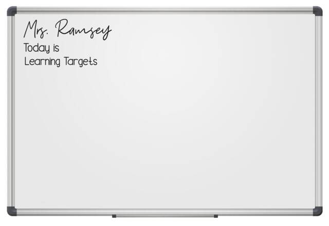 Classroom Whiteboard Clings Starter Bundle - Teacher Name Cling Today ...