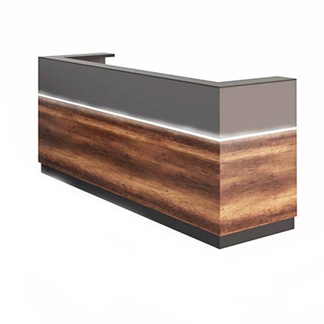 Modern Reception Desk , Retail Counter Cash Wrap Desk, Sales Counter ...
